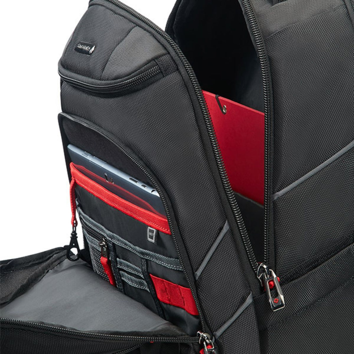 Samsonite Leviathan Laptop Backpack - Black and Red — Home Essentials