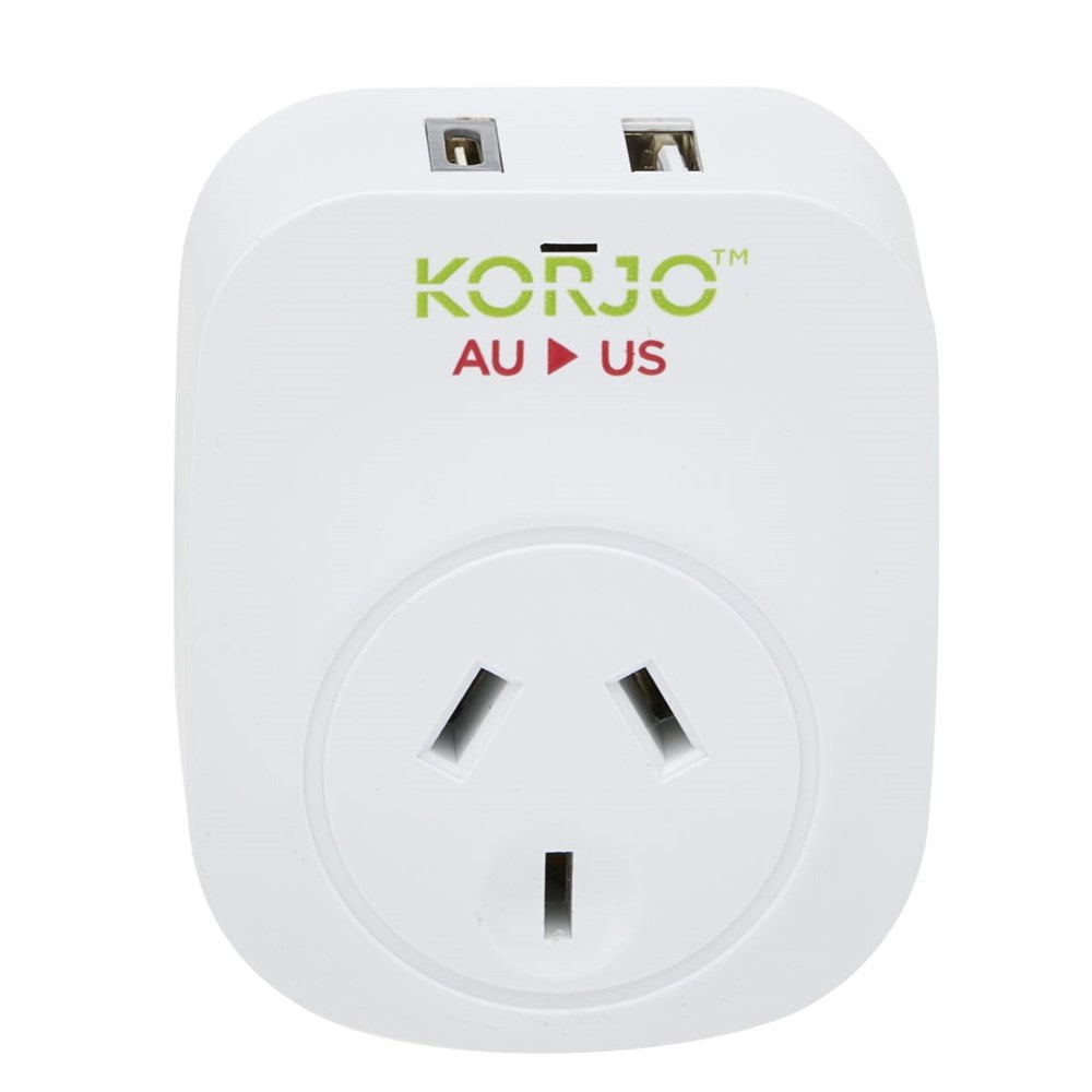 Korjo USB AC Adaptor - USA — Home Essentials