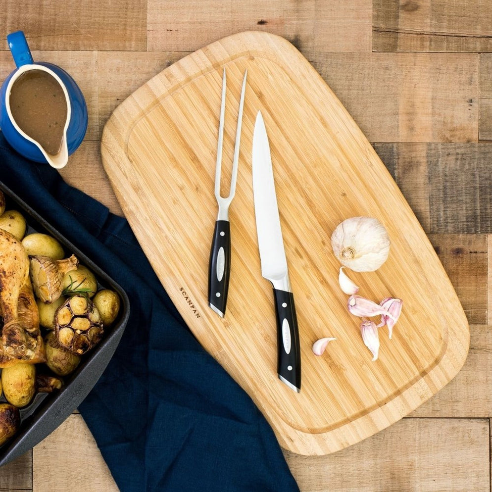 Scanpan Bamboo Cutting Board with Juice Groove - 35.5cm x 26cm — Home ...